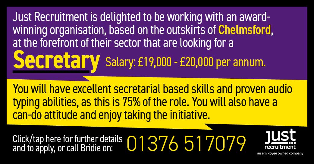 Secretary | Just Recruitment