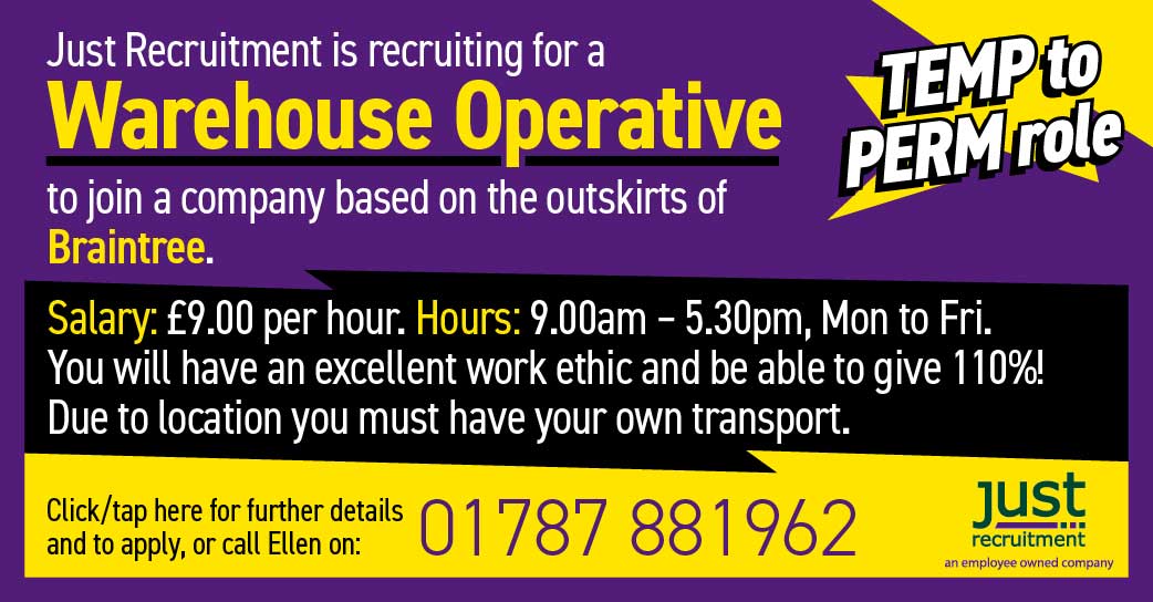 Warehouse Operative | Just Recruitment